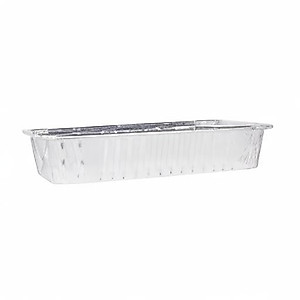 DCS Deals Pack of 20 Extra-Thick Disposable Aluminum Baking Pans | Standard Size 8” x 8” Recyclable Square Cooking Tins | Portable Food Containers | Superior Heat Conductivity |