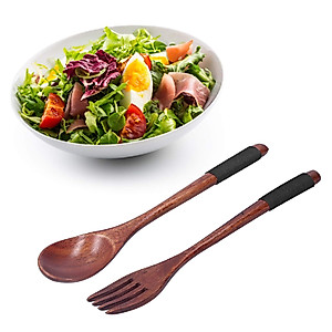 Reusable Wooden Travel Cutlery Set Japanese Style Lunch Utensil Set, Wooden Spoon Fork Soup Teaspoon Kitchen Cooking Utensil Tools