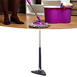 Extendable Triangle Mop, 360 Rotatable Adjustable Cleaning Mop Wall Mop Wall Cleaner Wall Scrubber for Home Bathtub Floor Wall