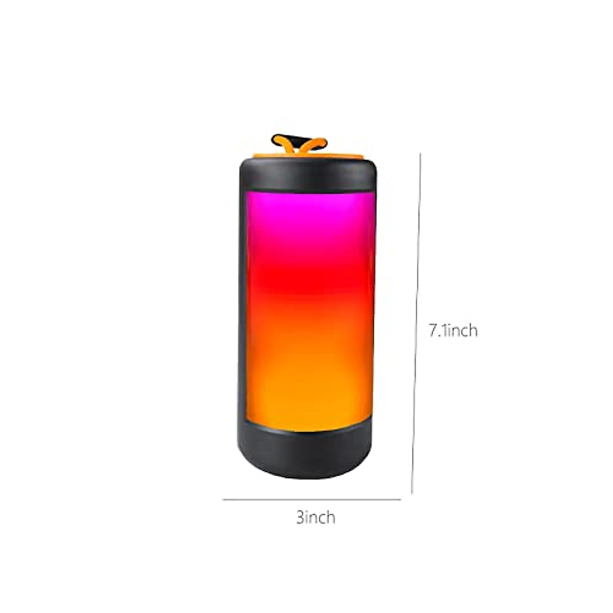 Lefthigh New Portable Speaker, with Colored Light Bluetooth Speaker Bluetooth 5.0, Compatible with TFCard, AUX Cable, USB Flash Drive