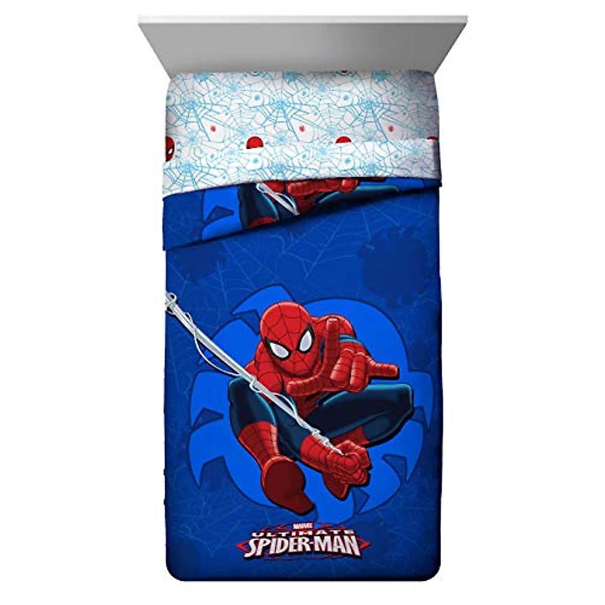 Marvel Spiderman 'Regulator' Toddler 4 Piece Bed Set