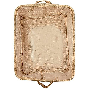 Juvale Foldable Storage Bins, Linen Baskets with Handles for Clothes, Shoes (12.2 x 9.7 x 4 in, 2 Pack)