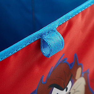 Idea Nuova Space Jam Collapsible Storage Cubby Unit and Bookshelf with 3 Collapsible Cubes