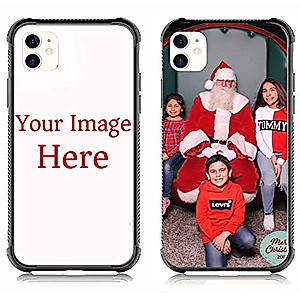 Custom Pictures Phone Case for iPhone 11 Personalized Custom Phone Cases Customized Slim Soft and Hard tire Shockproof Protective Anti-Scratch Phone Cover Case Make Your Own case Customize