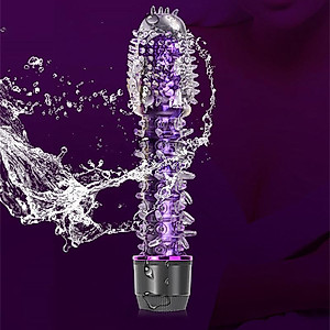 Tentacled Moderate Purple Handheld Multi-Mode Silicone Suction Cup Realistic Classic Wand to Use with Your Partner at Night - XjmFj26-3