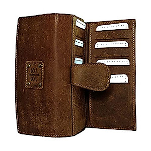 STS Ranchwear Women's The Baroness Tri-fold Wallet, Brown, One Size