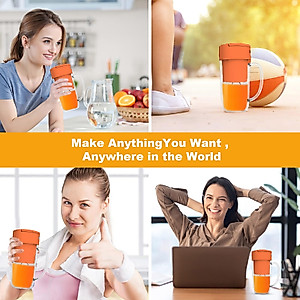 Portable Blender, 10 oz Mini Personal Blender for Smoothies, Fruits, and Veggies with Rechargeable USB, Easy to Clean suitable for Traveling or Camping