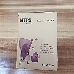 Facial Steamer,Nano Ionic Face Steamer for Home Facial,Face Sauna Spa Sinuses Moisturizing Cleansing Pores for for Women Moisturizing Home SPA