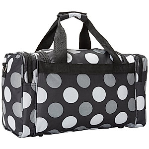 Rockland Duffel Bag, Big Black Dot, 19-Inch
