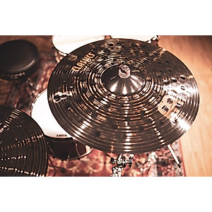 Meinl Cymbals Classics Custom Dark 21" Crash Cymbal for Drum Set — Made in Germany — B12 Bronze, 2-Year Warranty (CC21DAC)