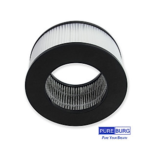 PUREBURG Replacement True HEPA Filters Compatible with JINPUS 908 Air Purifier,H13 4-Stage Filtration Activated carbon 2-IN-1 Air Clean Dust VOCs,2-Pack