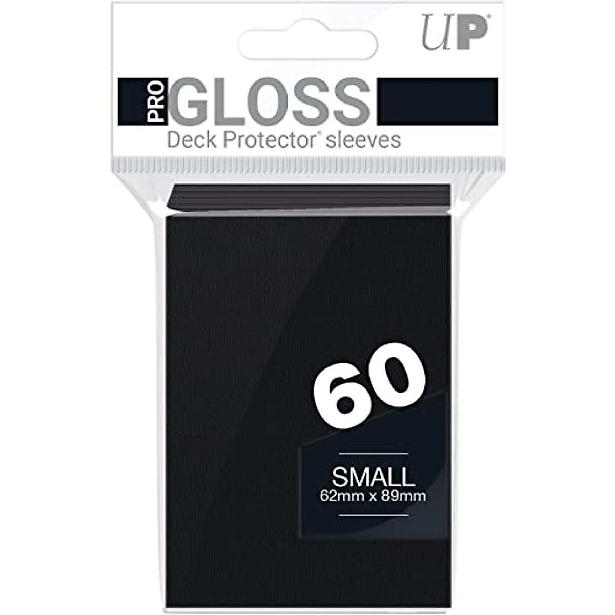 Ultra Pro Card Supplies Deck Protector Sleeves, Black, 60 Count