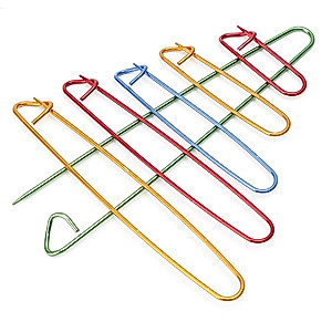 Kcjhagbd 6 Pcs Stitches Holder Set For Knitting Yarn Stitches Holder Knitting Stitches Holder Crochet Hooks Stitches Holder 6 Pcs Stitches Holder Set Practical Knitting Stitches Holder For Knitting