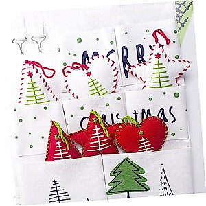 BESTOYARD 6pcs Christmas Hanging Ornament Christmas Tree Pendant Cloth Hanging Pendant Creative Hanging Pendant Christmas Plush Ornaments Christmas Decorations for Tree Christams Decor Love