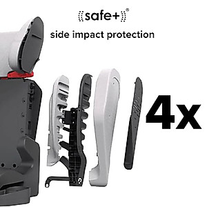 Diono Monterey 4DXT Latch, 2-in-1 High Back Booster Car Seat with Expandable Height, Width, Advanced Side Impact Protection, 8 Years 1 Booster, Blue