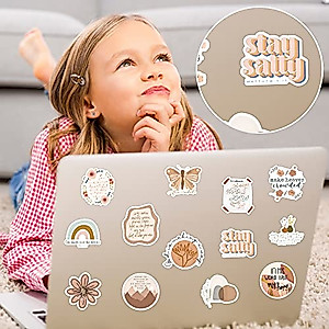 104Pcs Boho Bible Versevinyl Stickers Set, Christian Aesthetic Cute Vinyl Waterproof Stickers for Water Bottles Laptop Phone Suitcase Refrigerator Guitar Decals, Birthday Gift DIY Crafts for Kids