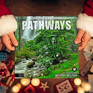 RED EMBER Untamed & Beautiful Pathways 2024 Wall Calendar 12 Month | 12" x 24" Open | Thick & Sturdy Paper | Giftable | Calendar 2024