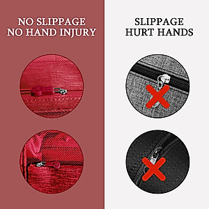 YUNZSXJY Hanging Toiletry Bag Large Capacity Hanging Toiletry Bag for Women and Men Waterproof Travel Cosmetic Bag with Sturdy Hook (Red)