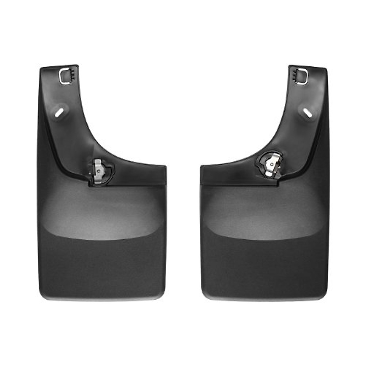 WeatherTech Custom No Drill MudFlaps for Ram Truck 1500/2500 / 3500 - Front Pair, Black (110026)