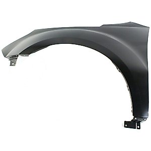Titanium Plus Autoparts Front Left Driver Side Steel Fender with Body Cladding Holes 2010-2017 Compatible for CHEVY Equinox 22846917 GM1240364