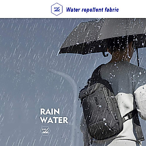 OZUKO Sling Backpack Sling Bag Crossbody Backpack Shoulder Casual Daypack Rucksack for Men (Gray)