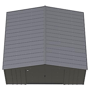 Arrow Classic Metal Shed, 14 x 12, Charcoal