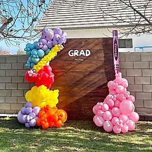 NISOCY Pastel Purple Balloons Arch Garland Kit, 102PCS 18In 12In 10In 5In Light Purple Lilac Lavender Balloons Different Sizes for Birthday Graduation Mermaid Theme Party Decorations