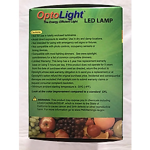 Pack of 2 OptoLight 11W 65W BR30 Dimmable Replacement