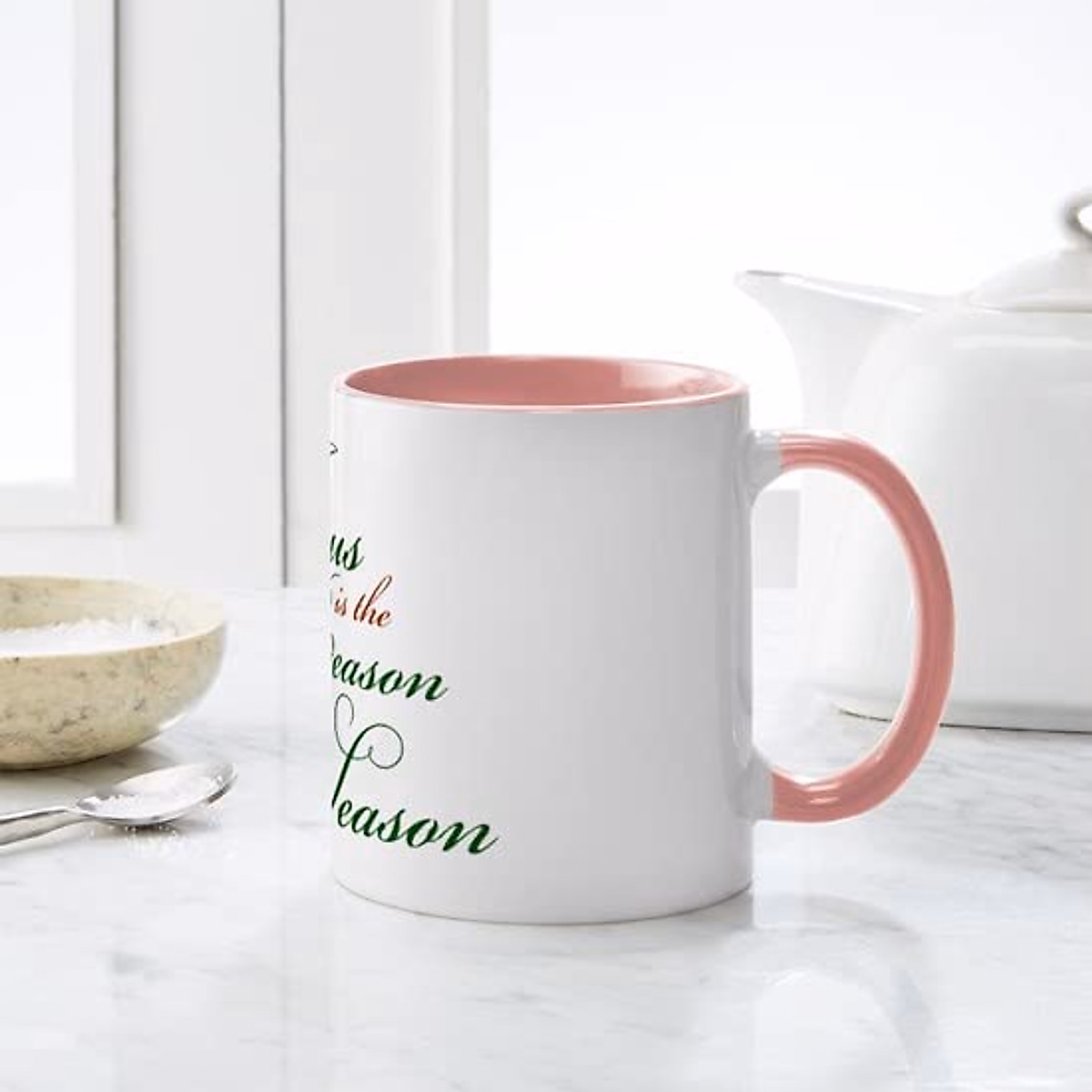 CafePress Jesus Is The Reason For The Season Mugs Ceramic Coffee Mug, Tea Cup 11 oz