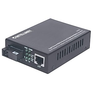 Intellinet Gigabit Ethernet WDM Bi-Directional Single Mode Media Converter