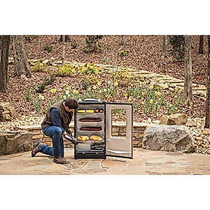 Masterbuilt MB20074719 Bluetooth Digital Electric Smoker, 40 inch, Stainless Steel