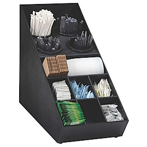 Dispense-Rite SWCH-1BT Countertop Flatware and Condiment Organizer