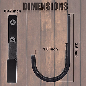 GOHIKING Gun Rack Storage Rifles Shotgun Hooks Wall Mount Hangers for Any Rifles Shotguns Archery Bow with Soft Padding and Heavy Duty Steel