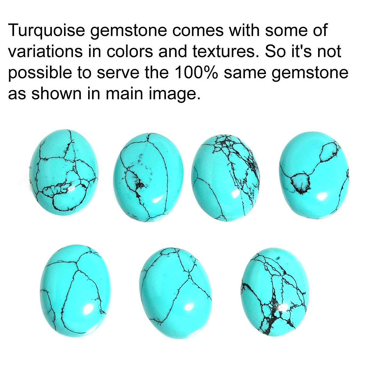 JEWELOPORIUM 925 Silver Ring for Women Blue Turquoise Stone Statement Silver Ring Size 12.5 Friendship Day Gift Fashion Jewelry