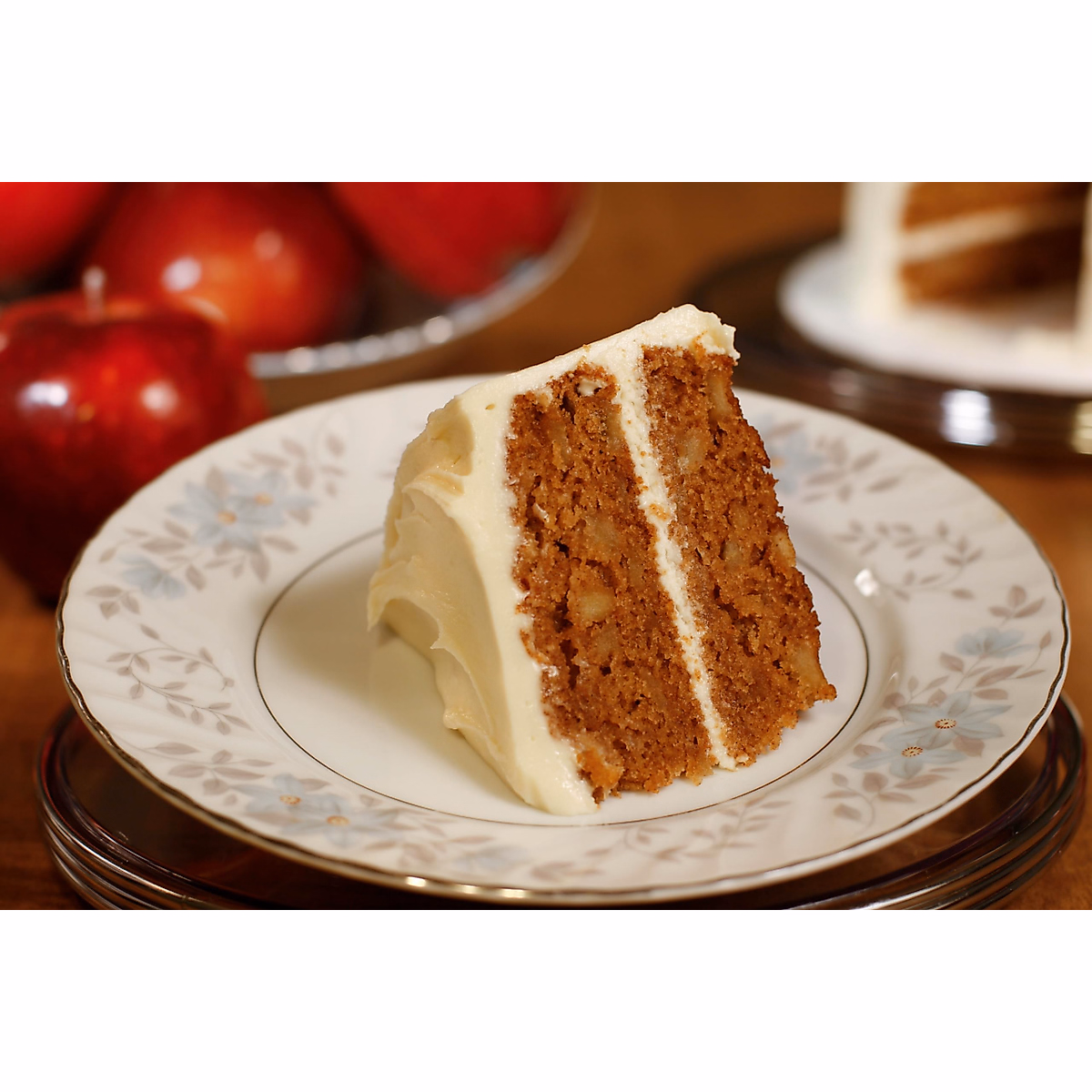 Angela Logan's Original Mortgage Apple Cake - Made with Fresh Apples, Organic Sugars, and Rich Spices