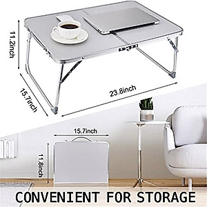 LHLLHL Lifting Computer Desk Rolling Table Desk with Adjustable Height Laptop Notebook Swivel Desk with 5 Wheels Leg Table (Color : E, Size