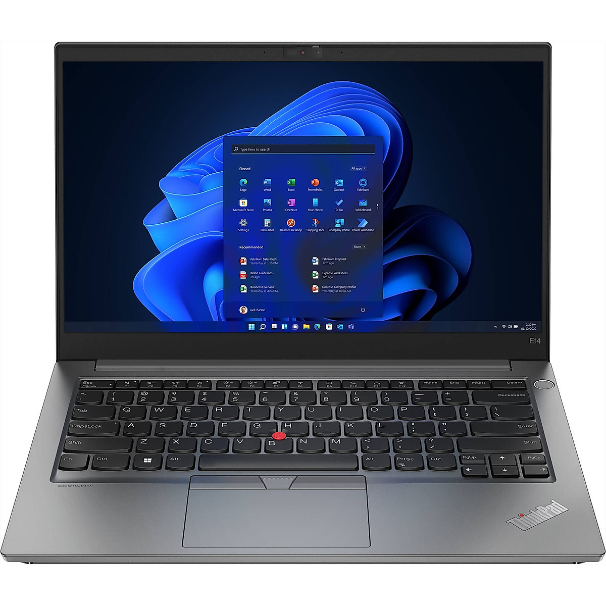 Lenovo ThinkPad E14 Gen 4 Business Laptop 14.0" 60Hz Full HD + IPS Display (Intel i7-1255U 4-Core, 24GB RAM, 1TB PCIe SSD, Intel Iris Xe, WiFi 6, BT 5.1, Integrated Webcam, Win11P) w/Hub