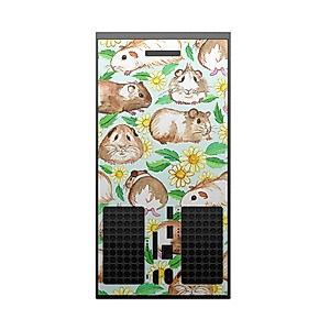 Head Case Designs Officially Licensed Micklyn Le Feuvre Guinea Pigs And Daisies In Watercolour On Mint Art Mix Vinyl Sticker Gaming Skin Decal Cover Compatible With Xbox Series X Console
