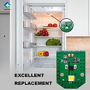 KOLEOLL WR55X11132 Refrigerator LED Light Board Bulb Compatible with GE 3033142 PS4704284 WR55X25754 WR55X26486