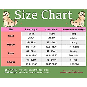 Plemonet Pet Dog Clothes Dog Jacket Fleece Lining Extra Warm Coat Cat Jacket Dog Denim Jacket Dog Coat Puff Winter (Pink, Large)