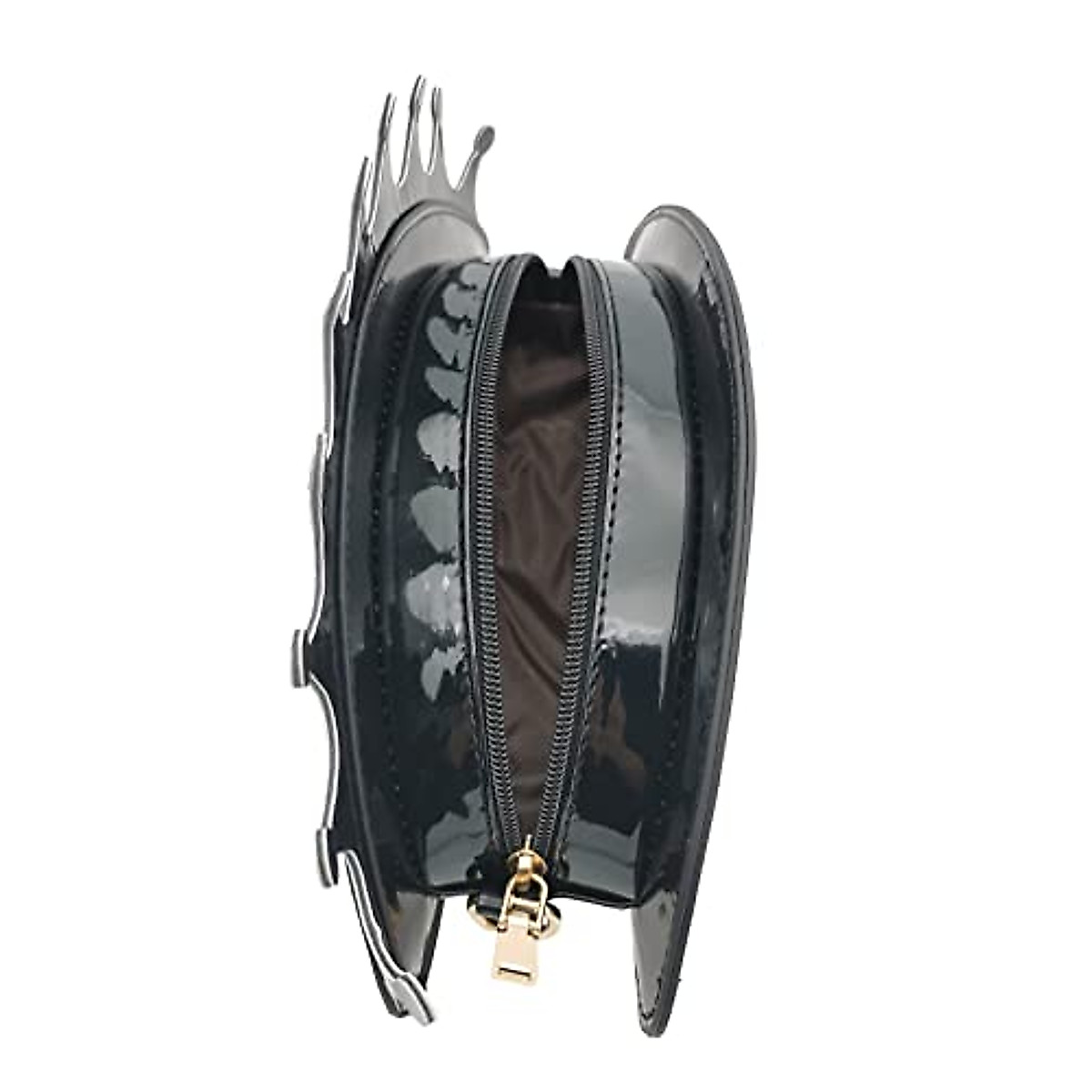 Evil Eye Lash Quirky Bag Novelty Evening Chain Purse Odd Shoulder Handbag for Women Girls (Blue) Medium