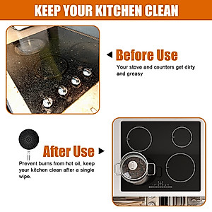 Silicone Splatter Screen for Frying Pan 13”, Foldable Grease Splatter Guard Heat Resistant Oil Splash Guard - Stop Hot Oil Splatter, Pan Strainer, Pan Cover, Non Stick, Multi-Use, Black