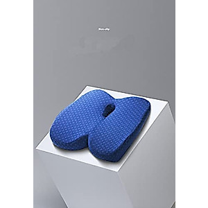 NNAA Ergonomic Chair Pad Memory Foam Seat Cushion Orthopedic Pillow Coccyx Office Chair Cushion Support Waist Back Cushion Car Seat Hip Massage Pad Sets colorA