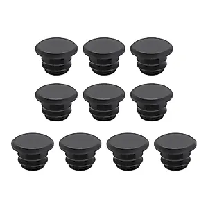 Create idea 10PCS Bike Handlebar Bar End Plugs Bicycle End Caps Plastic End Plugs for Road Bike Mountain Bike BMX Black 22mm Bicycle Replacement Accessories