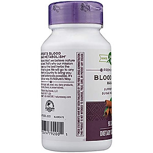 Nature's Way Blood Sugar Manager with Gymnema, Supports Blood Sugar Metabolism*, Vitamin A Supplement, 90 Capsules