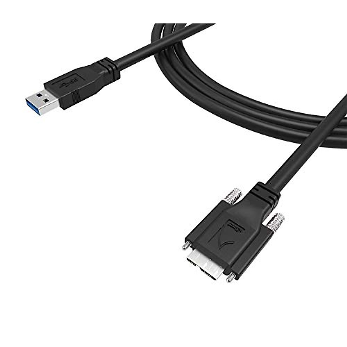 Newnex USB 3.0 A/M to Micro B/M with Dual Screw Lock Cable, 3m (10 ft.), SuperSpeed Supported, USB3 Vision Camera Compatible