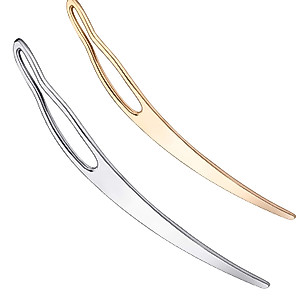 Dreadlock Tool Interlocking Tool for Locs, Easyloc Hair Tool for Dreadlocks, Interlocks or Sisterlocks, Tightening Accessory (Rose Gold, Silver)