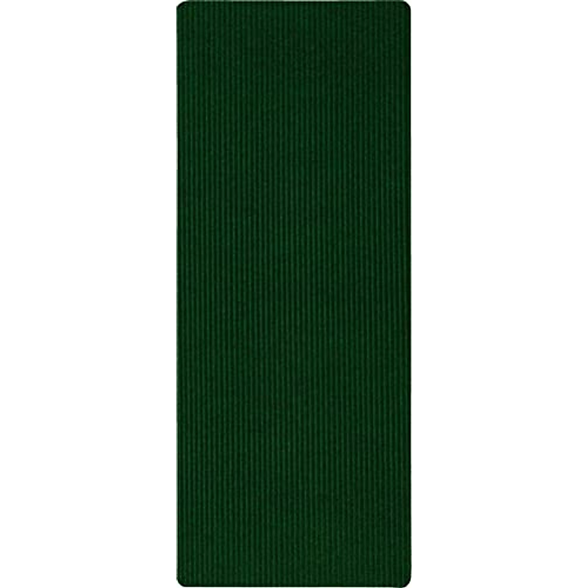 Mohawk Home Utility Floor Mat Solid Dark Forest Green (2' x 6') Perfect for Garage, Entryway, Porch, and Laundry Room