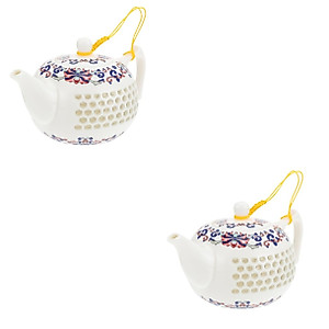 Cabilock 2 Pcs Teapot Coffee Stovetop Coffee Espresso Machine Kung Fu Tea Maker Coffee Espresso Maker