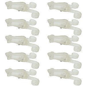 10PCS Unpainted Lure Blanks 9.75g 7cm with 5mm Free Fishing Eye Crankbait Baits Simulation Blank Body Clear Hard Baits Trout Salmon Minnow Lure Popper Lures Topwater Freshwater 5mm 8119